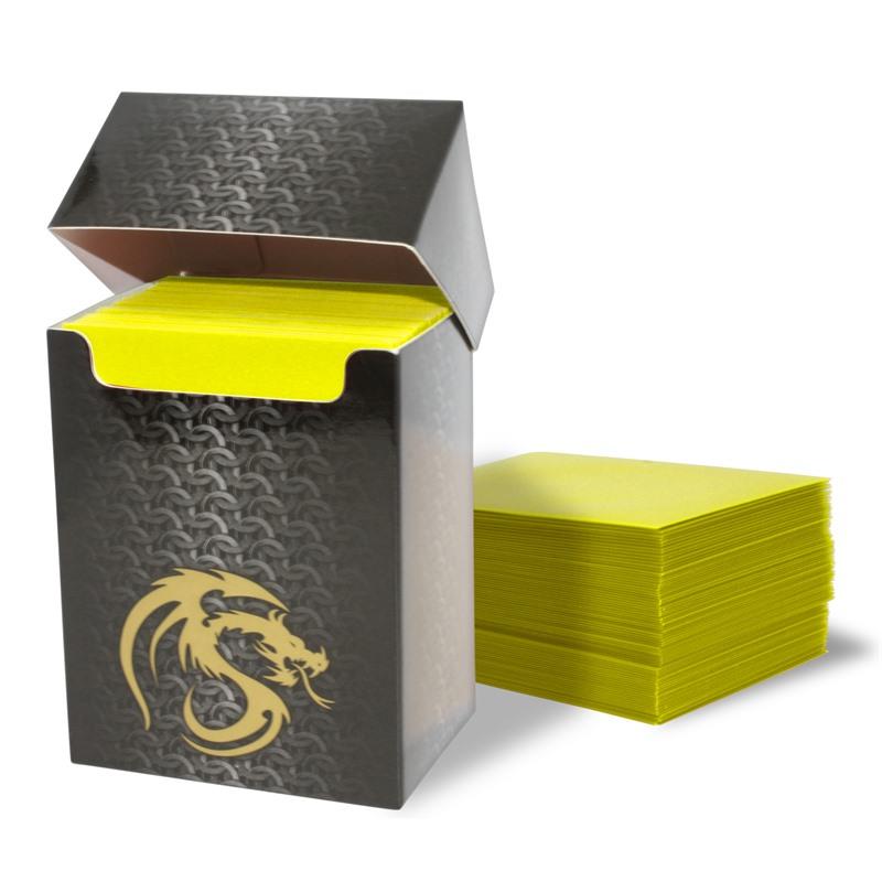 Deck Guards Double Matte Standard - Yellow (80-Pack) - BCW Card Sleeves ...
