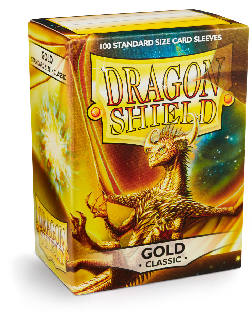 Dragon Shield - Gold (100-Pack) - Dragon Shield Card Sleeves - Card Sleeves