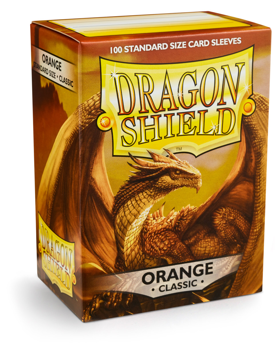 Dragon Shield Classic - Orange (100-Pack) - Dragon Shield Card Sleeves ...