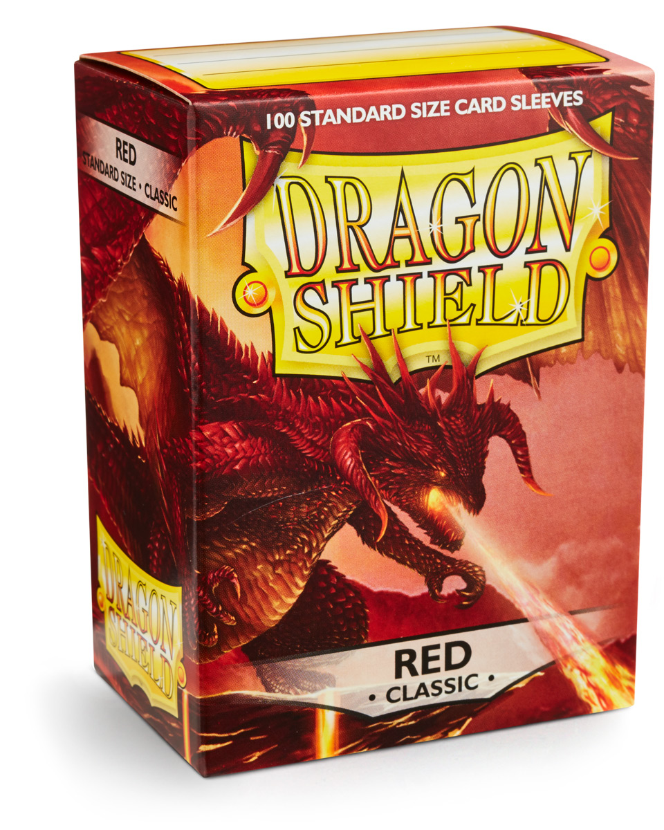 Dragon Shield Classic - Red (100-Pack) - Dragon Shield Card Sleeves ...