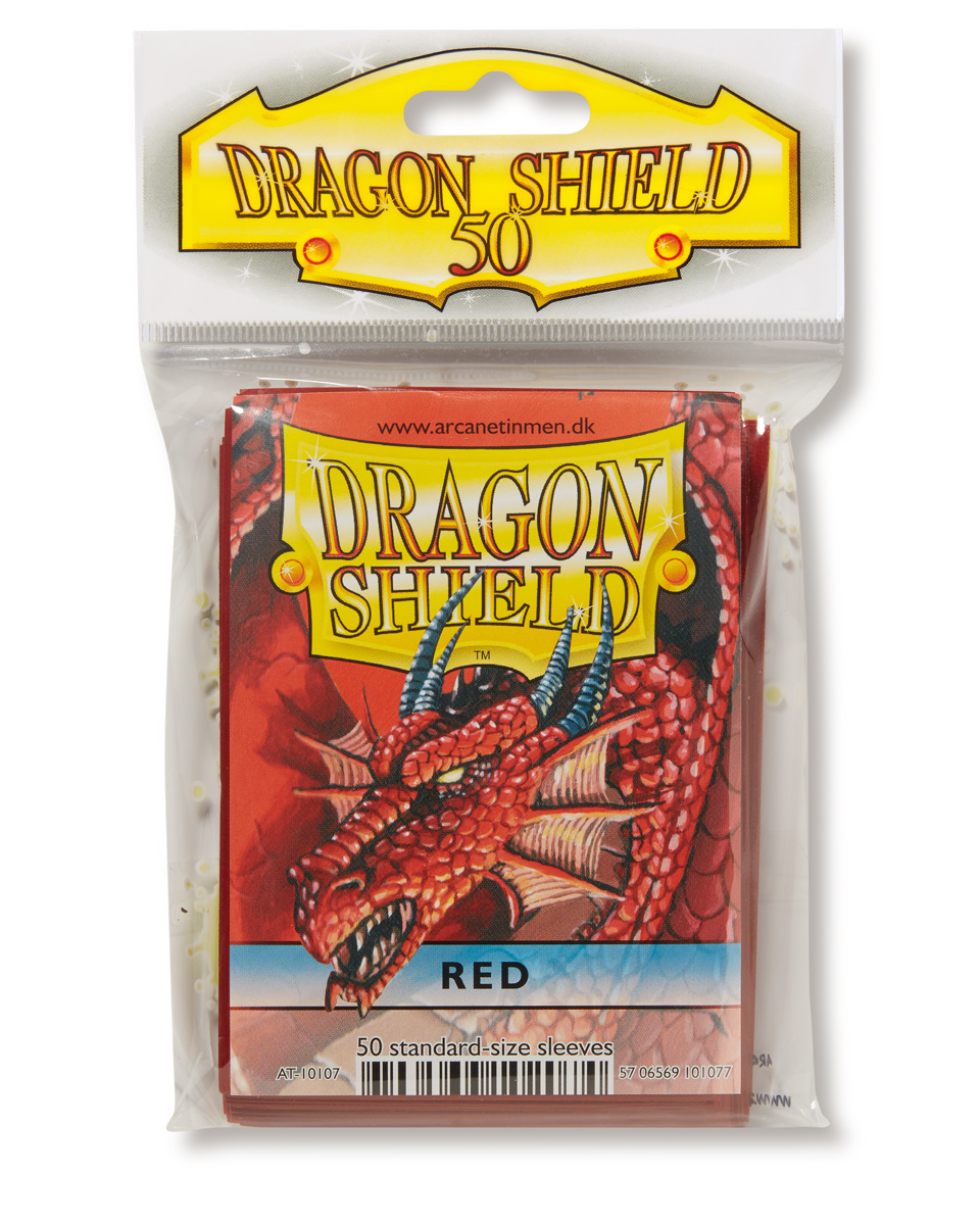 Dragon Shield Classic - Red (50-Pack) - Dragon Shield Card Sleeves ...
