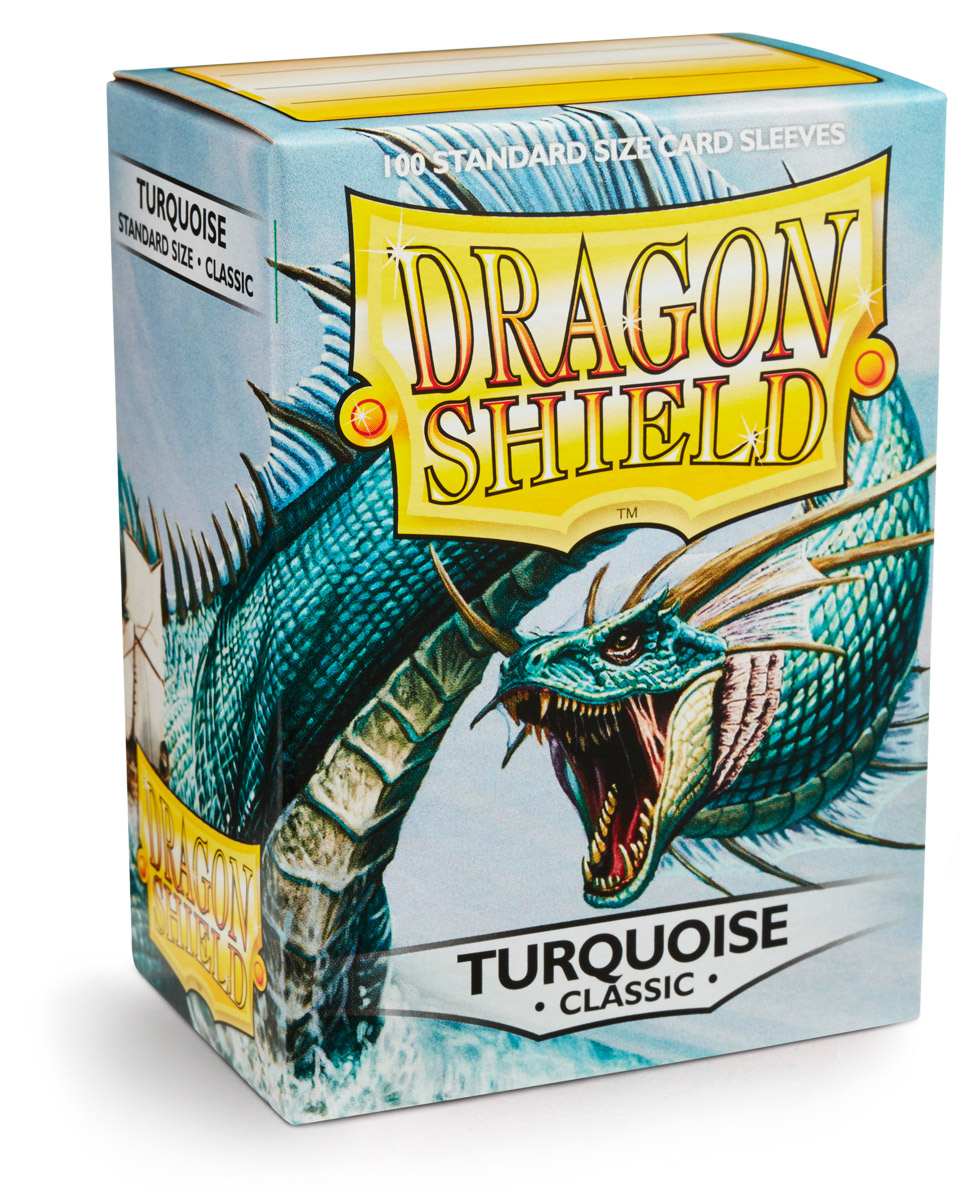 Dragon Shield Classic - Turquoise (100-Pack) - Dragon Shield Card ...