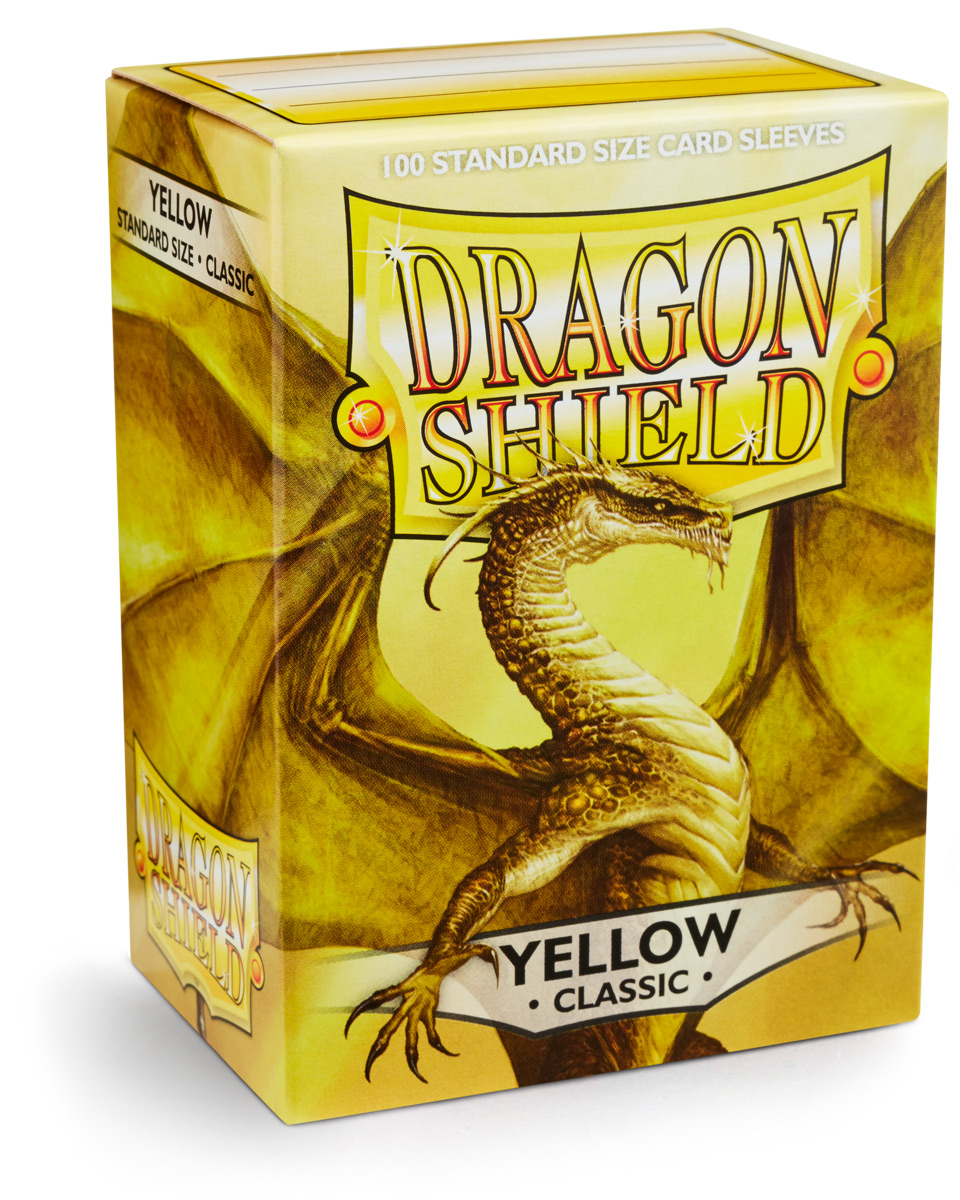 Dragon Shield Classic - Yellow (100-Pack) - Dragon Shield Card Sleeves ...