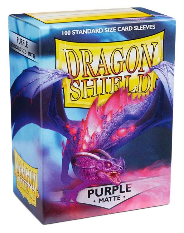 Dragon Shield Matte Sleeves - Purple (100-Pack) - Dragon Shield Card ...