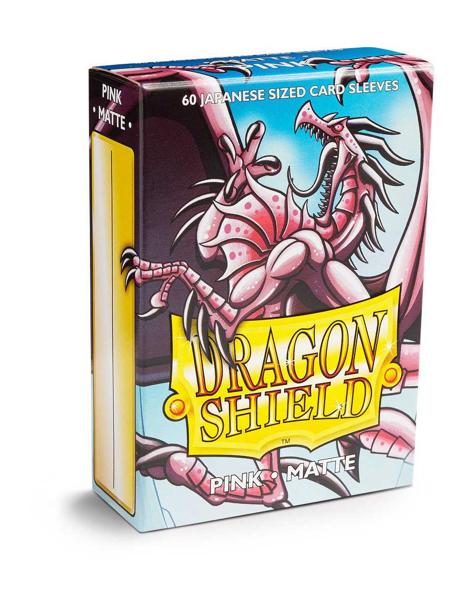 Dragon Shield Matte Japanese Sleeves - Pink (60-Pack) - Dragon Shield ...