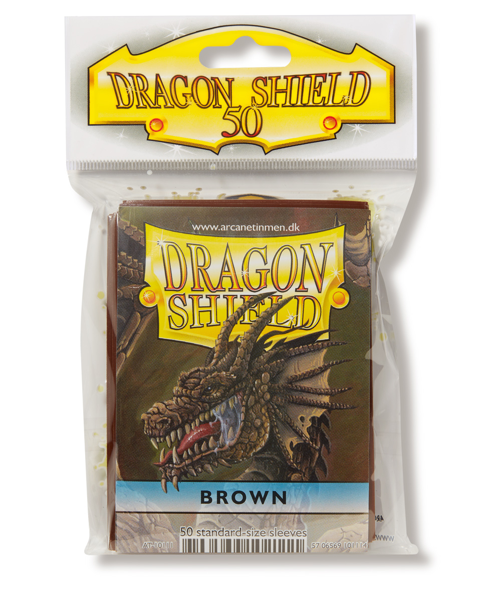 Dragon Shield Classic - Brown (50-Pack) - Dragon Shield Card Sleeves ...