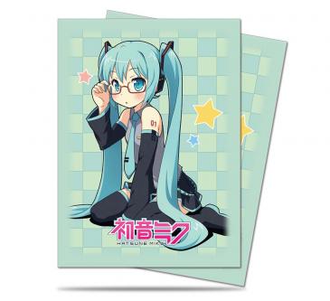 Hatsune Miku: Hatsune Miku Megane Deck Protector (50-Pack) - Ultra Pro ...