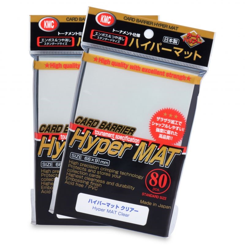 KMC Card Barrier - Hyper Matte - Clear (80-Pack) - KMC Card Sleeves ...