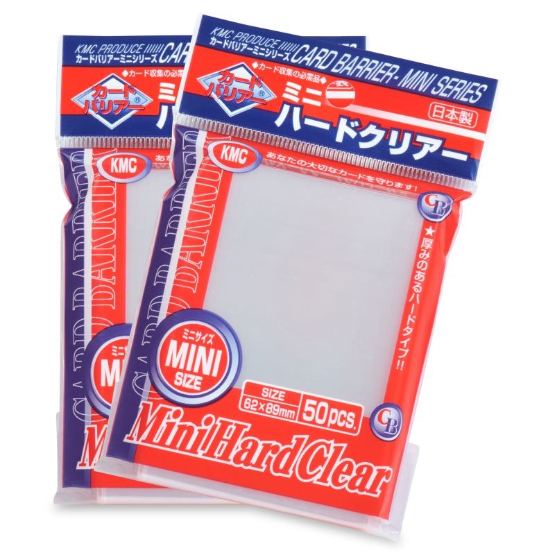 KMC Card Barrier - Mini Series - Hard Clear (50-Pack) - KMC Card ...