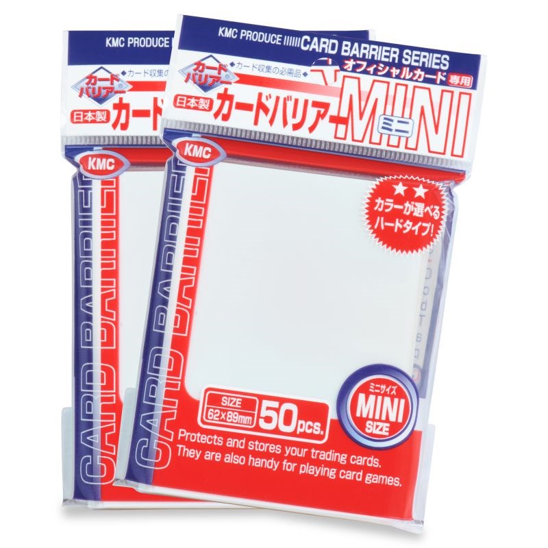KMC Card Barrier - Mini Series - Super Pearl White (50-Pack) - KMC Card ...