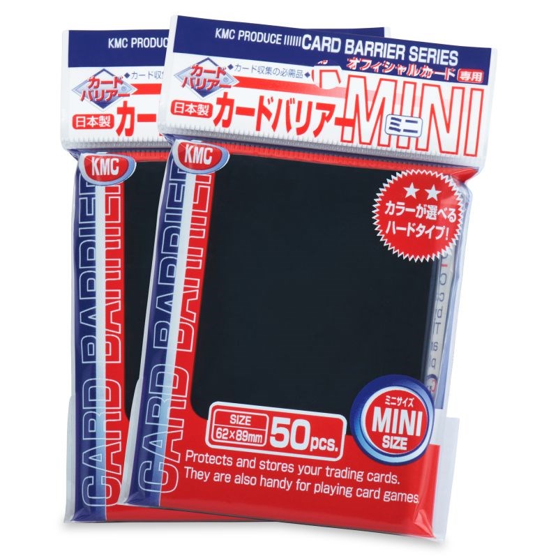 KMC Card Barrier - Mini Series - Super Black (50-Pack) - KMC Card ...