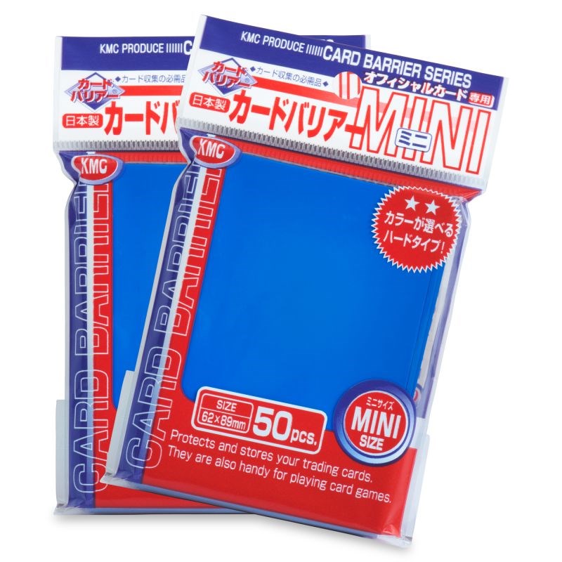 KMC Card Barrier - Mini Series - Super Blue (50-Pack) - KMC Card ...