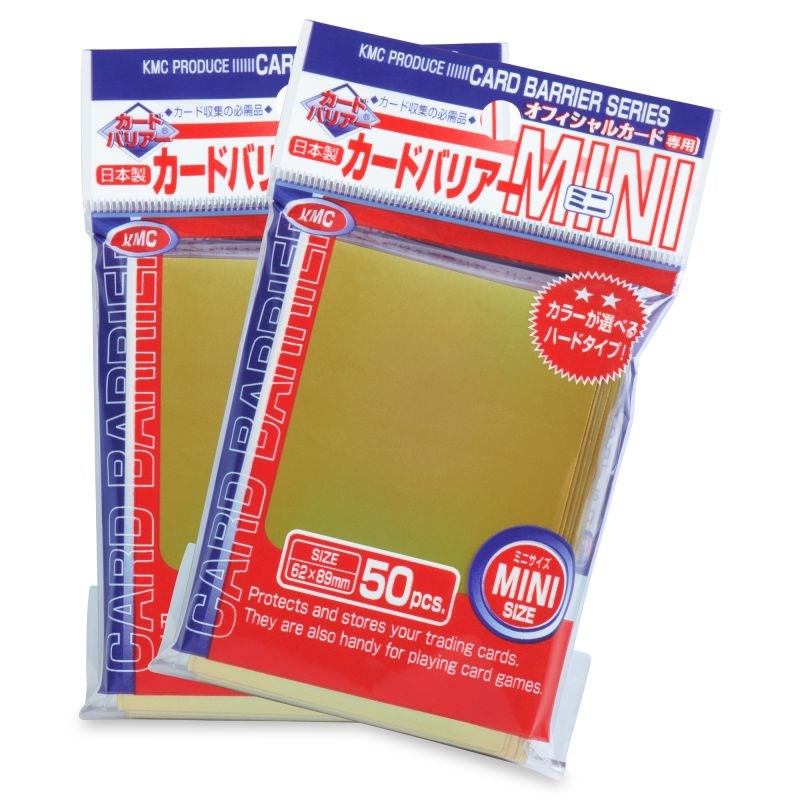 KMC Card Barrier - Mini Series - Super Gold (50-Pack) - KMC Card ...