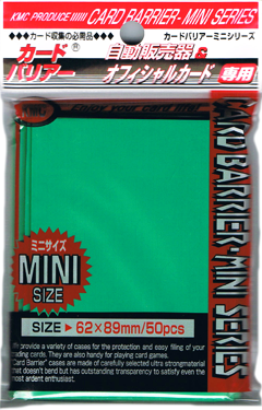 KMC Card Barrier - Mini Series - Super Green (50-Pack) - KMC Card ...