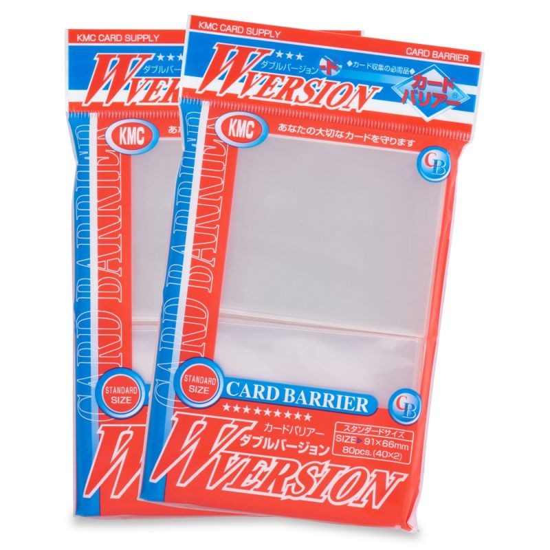 KMC Card Barrier - WVersion - Clear (80-Pack) - KMC Card Sleeves - Card ...