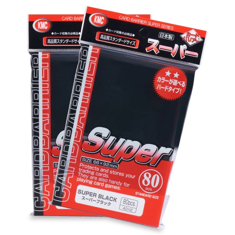 KMC Card Barrier - Super Series - Super Black (80-Pack) - KMC Card ...