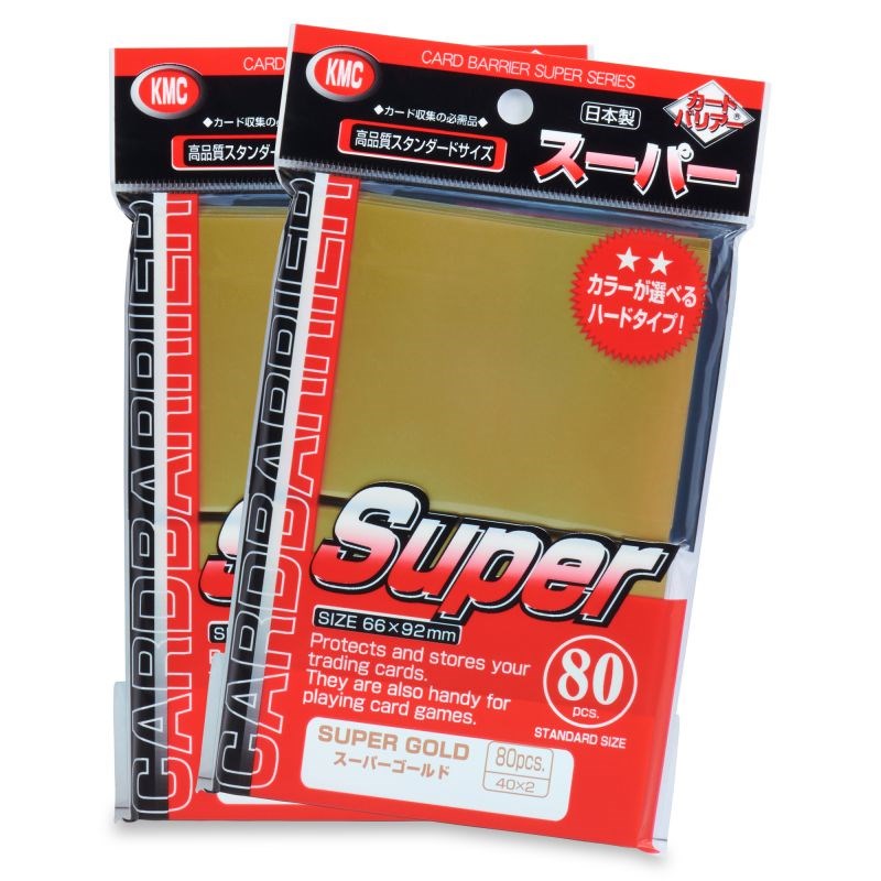 KMC Card Barrier - Super Series - Super Gold (80-Pack) - KMC Card ...