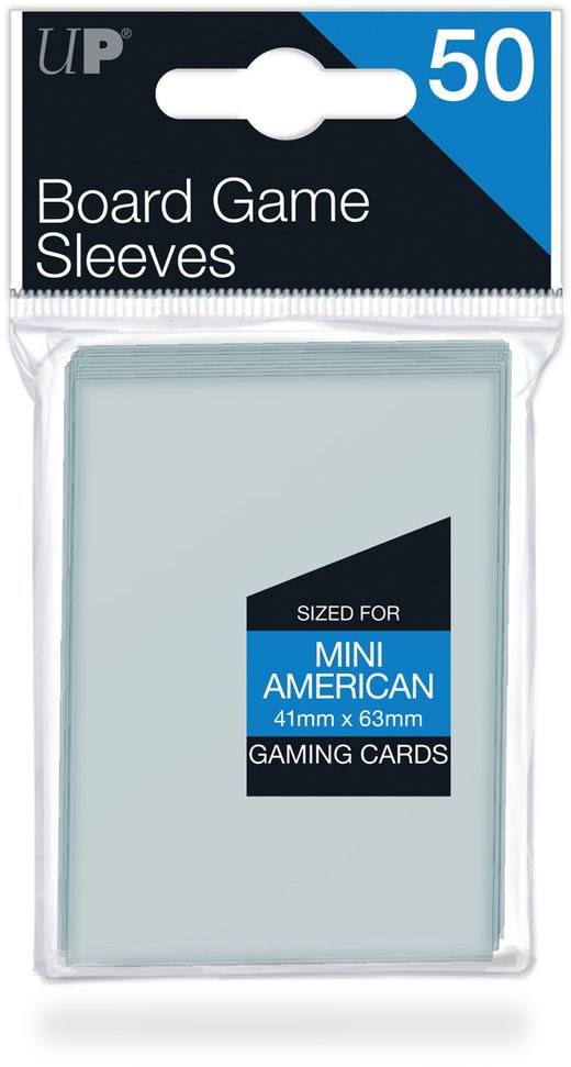 Mini American Board Game Sleeves - 41mm X 63mm (50-Pack) - Ultra Pro ...