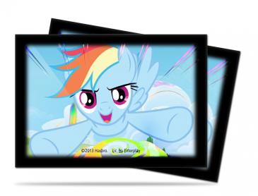 My Little Pony Small Size Deck Protector Sleeves - Rainbow Dash (60 ...
