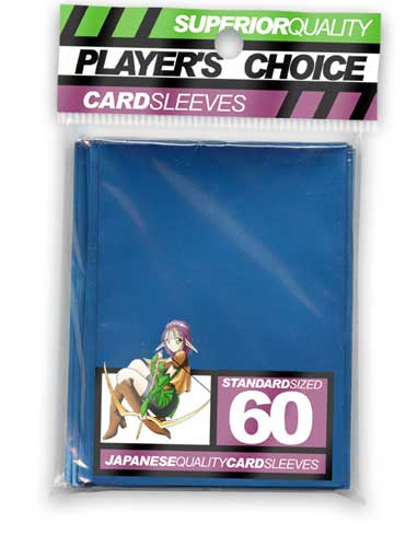 Player's Choice Standard Card Sleeves - Metallic Blue (60-Pack ...