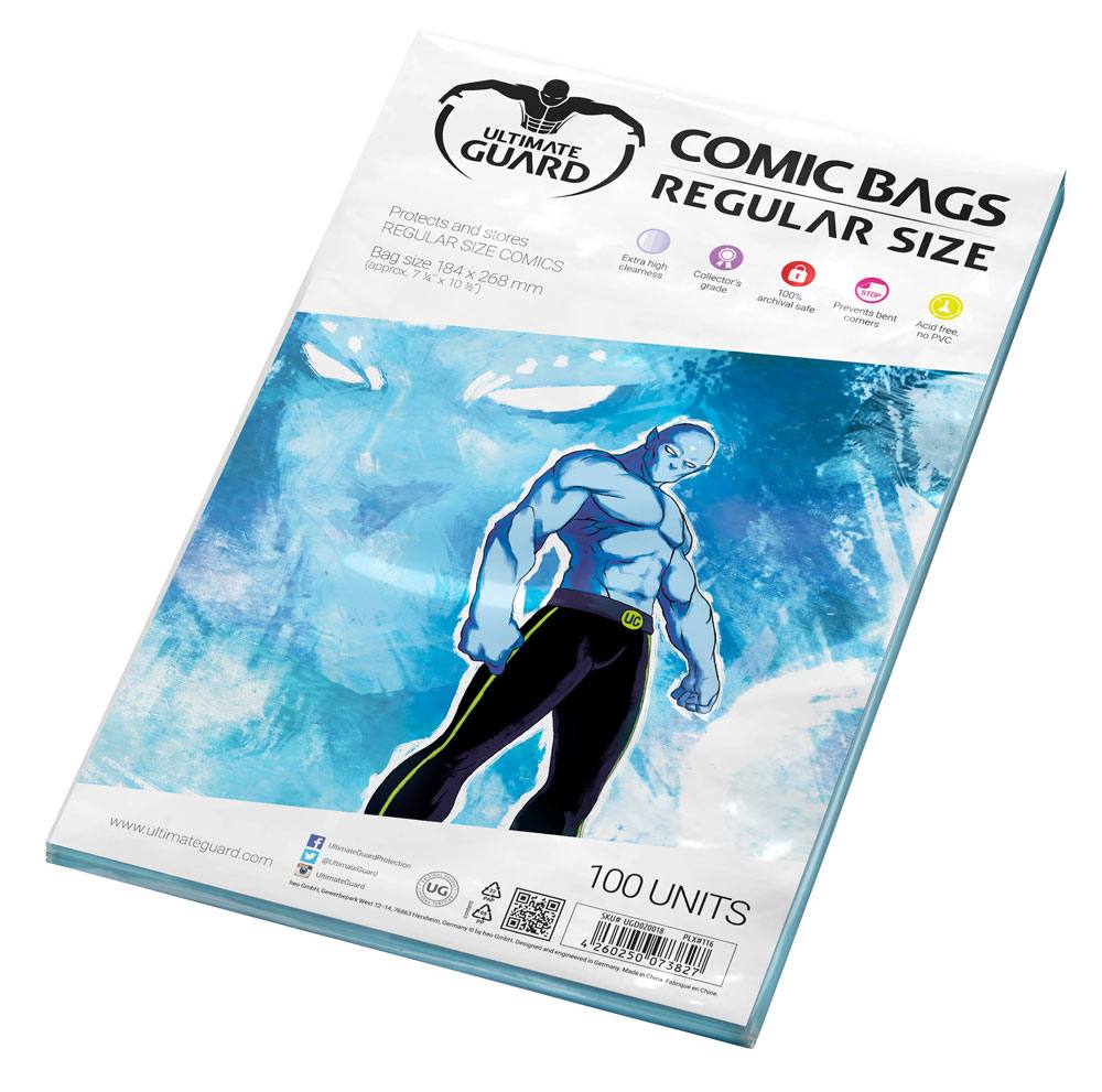 Comic Bags - Regular (100-Pack) - Ultimate Guard Comic Book Bags ...