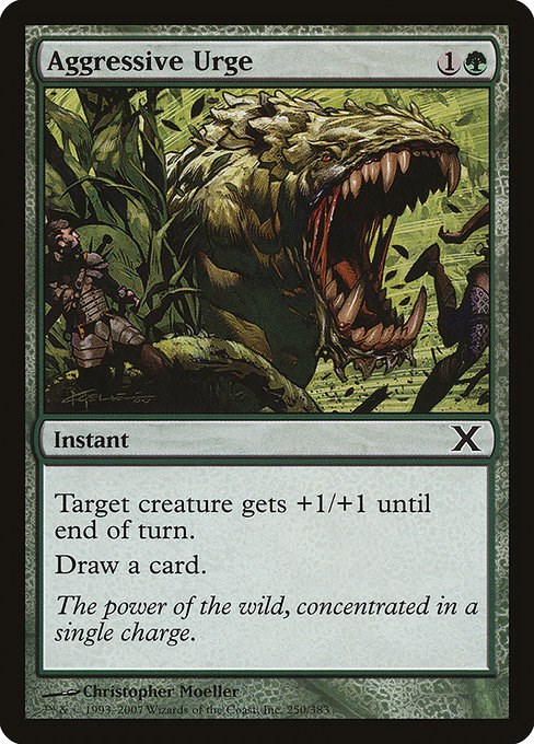 Aggressive Urge - 10th Edition - Magic: The Gathering