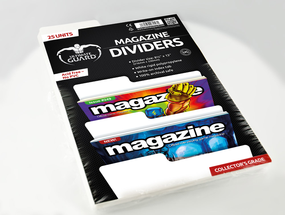 Magazine Dividers - White (25-Pack) - Ultimate Guard Magazine Dividers ...
