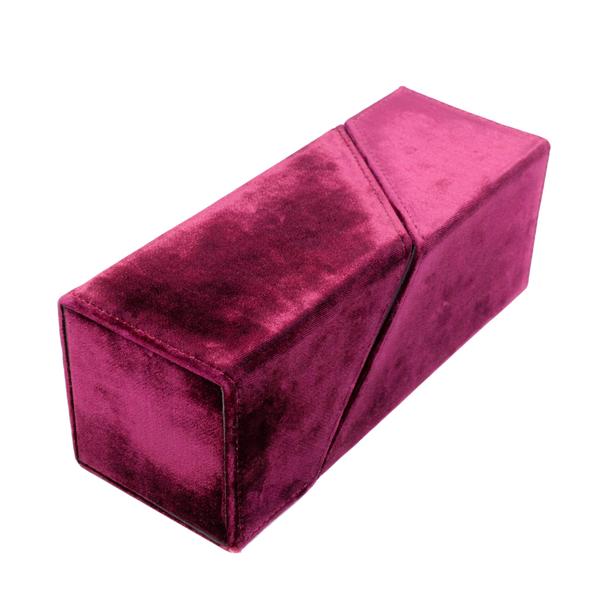 Card Slice Deck Box - Burgundy Velvet (Holds 220+) - Pirate Lab Deck ...