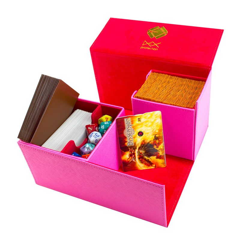 Creation Line - Pink Large Deckbox - Dex Protection Deck Boxes - Deck Boxes