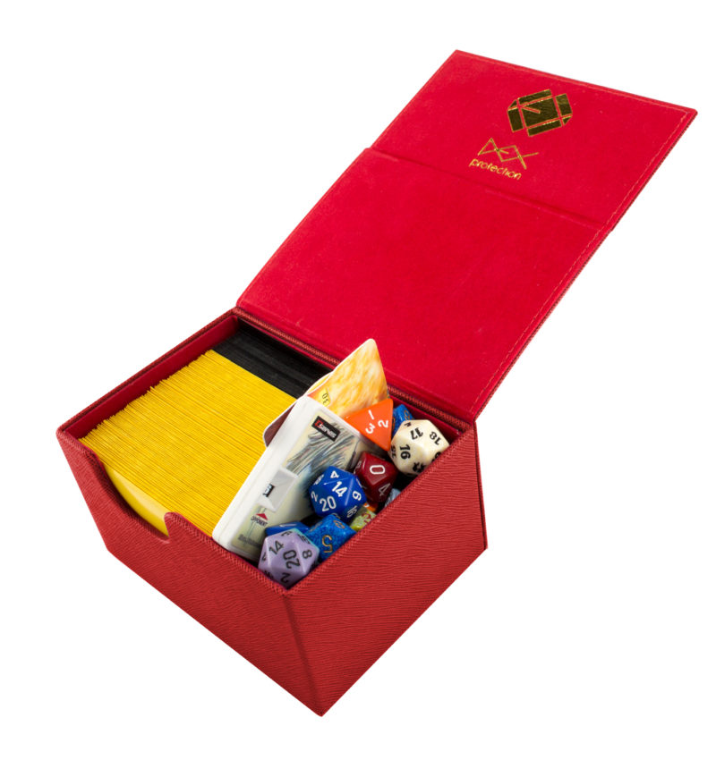 Creation Line - Red Medium Deckbox - Dex Protection Deck Boxes - Deck Boxes