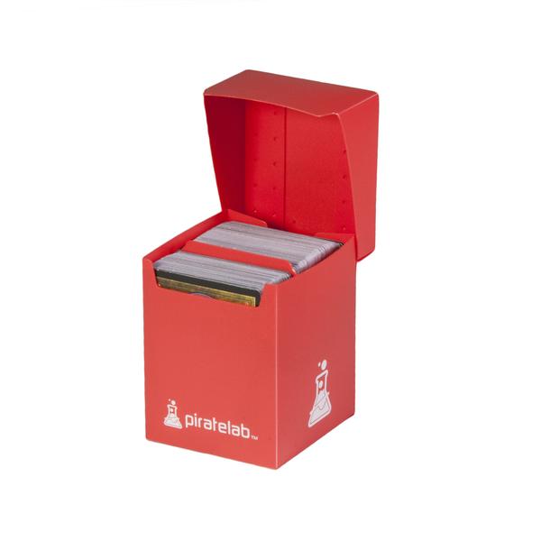 Deck Box - Red (Holds 110+) - Pirate Lab Deck Boxes - Deck Boxes