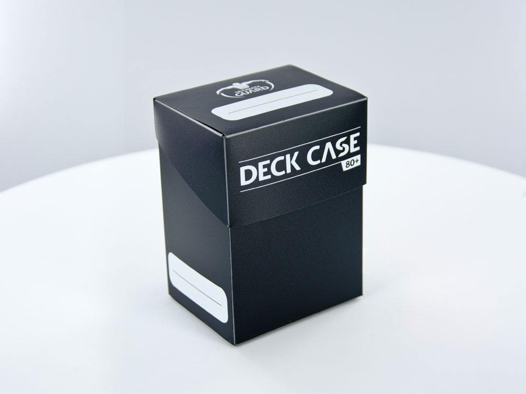 Deck Case - Black (Holds 80+) - Ultimate Guard Deck Boxes - Deck Boxes