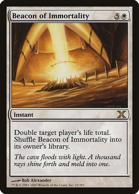 Beacon of Immortality - 10th Edition - Magic: The Gathering