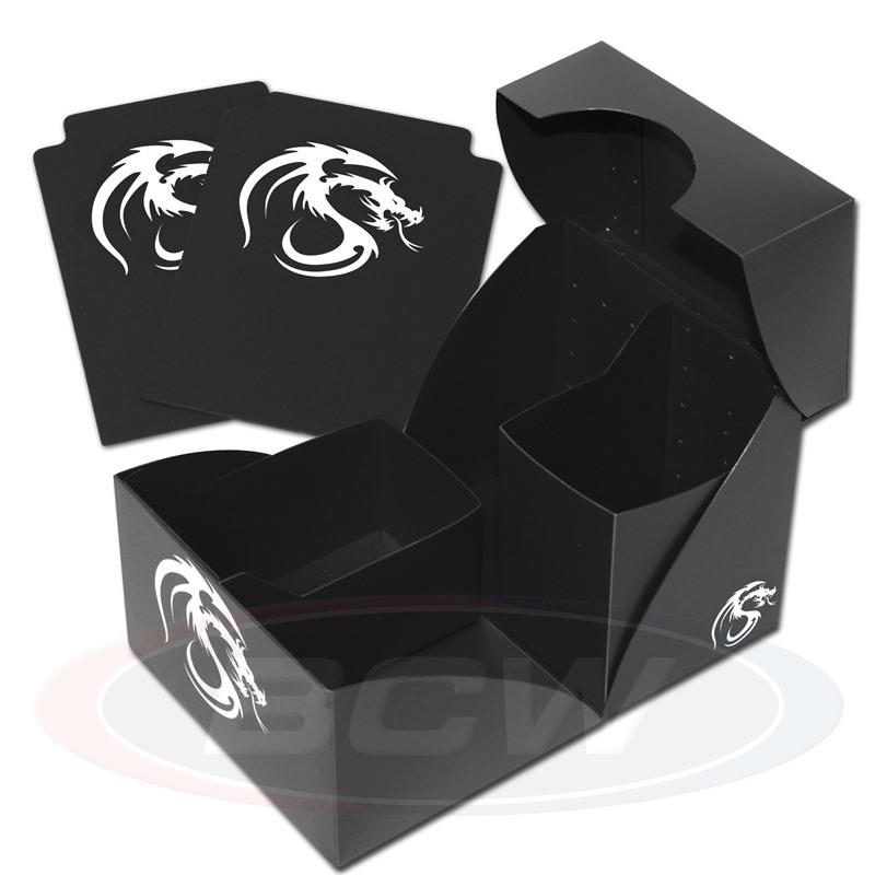 Deck Case Tandem - Black - BCW Deck Boxes - Deck Boxes