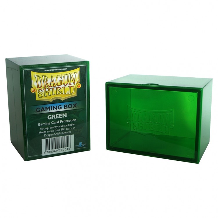 Dragon Shield Gaming Box - Green (Holds 75+) - Dragon Shield Deck Boxes ...
