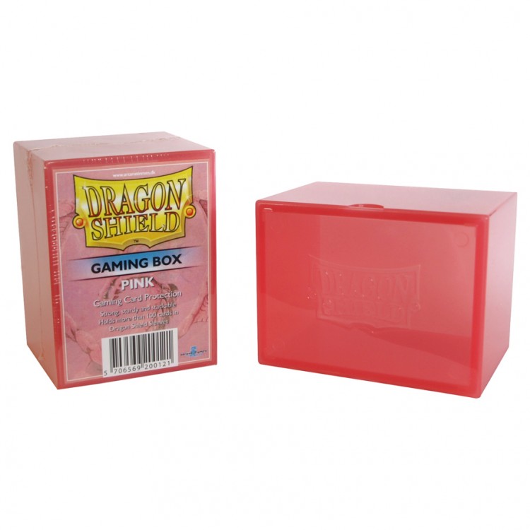 Dragon Shield Gaming Box - Pink (Holds 75+) - Dragon Shield Deck Boxes ...