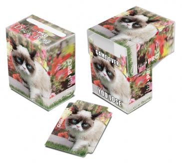 Grumpy Cat Flowers Full-View Deck Box - Ultra Pro Deck Boxes - Deck Boxes