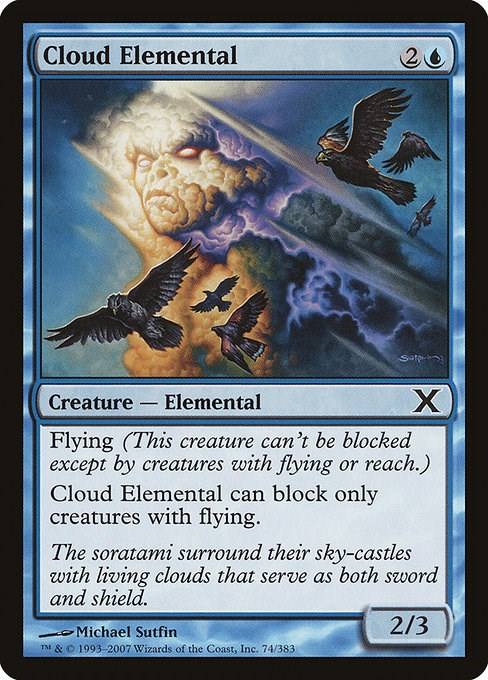Cloud Elemental - 10th Edition - Magic: The Gathering