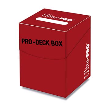 PRO 100+ Red Deck Box - Ultra Pro Deck Boxes - Deck Boxes