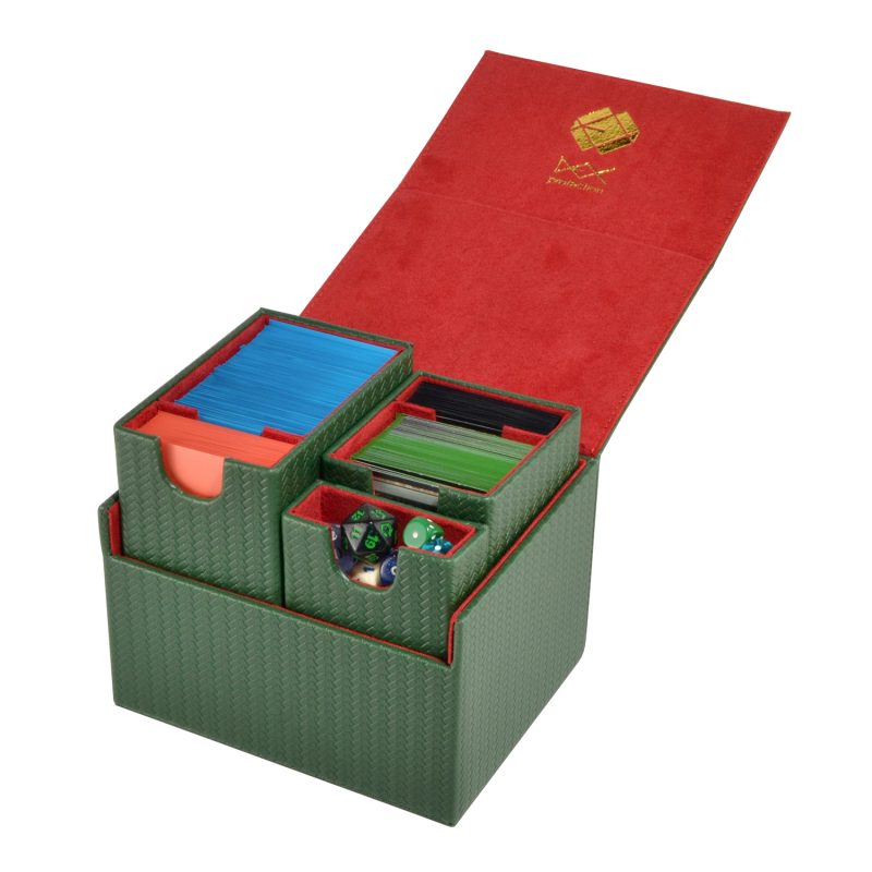 Proline Deckbox Large - Green - Dex Protection Deck Boxes - Deck Boxes