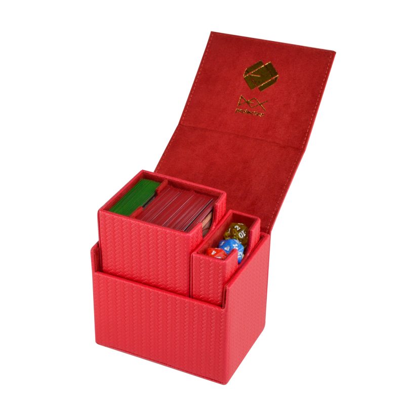 Proline Deckbox Small - Red - Dex Protection Deck Boxes - Deck Boxes