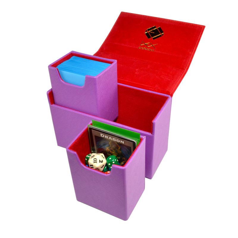 The Dualist Deckbox - Purple - Dex Protection Deck Boxes - Deck Boxes