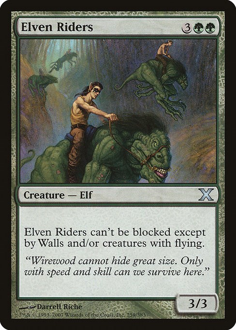 Elven Riders - 10th Edition - Magic: The Gathering