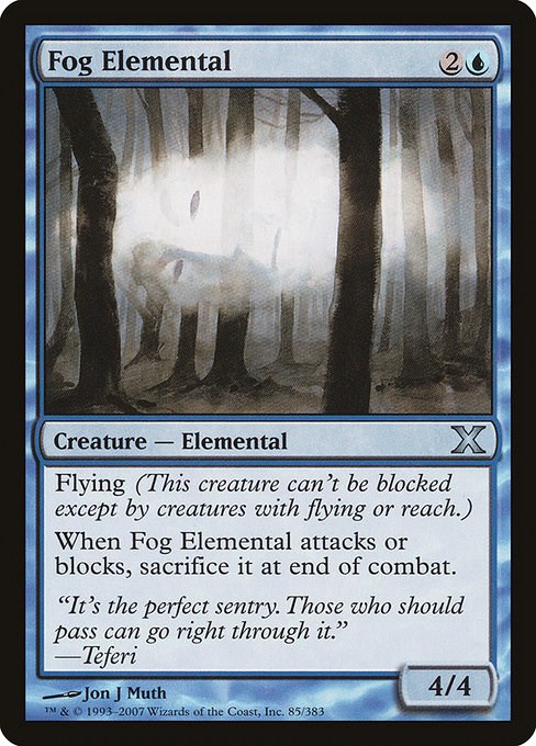 Fog Elemental - 10th Edition - Magic: The Gathering