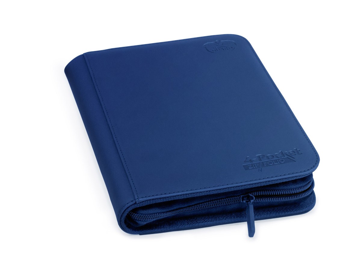Portfolio - 4-Pocket ZipFolio XenoSkin - Dark Blue - Ultimate Guard ...