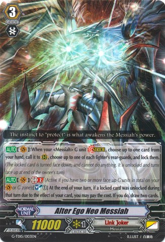 Alter Ego Neo Messiah - G-TD15: Messiah Dragon of Rebirth - Cardfight ...