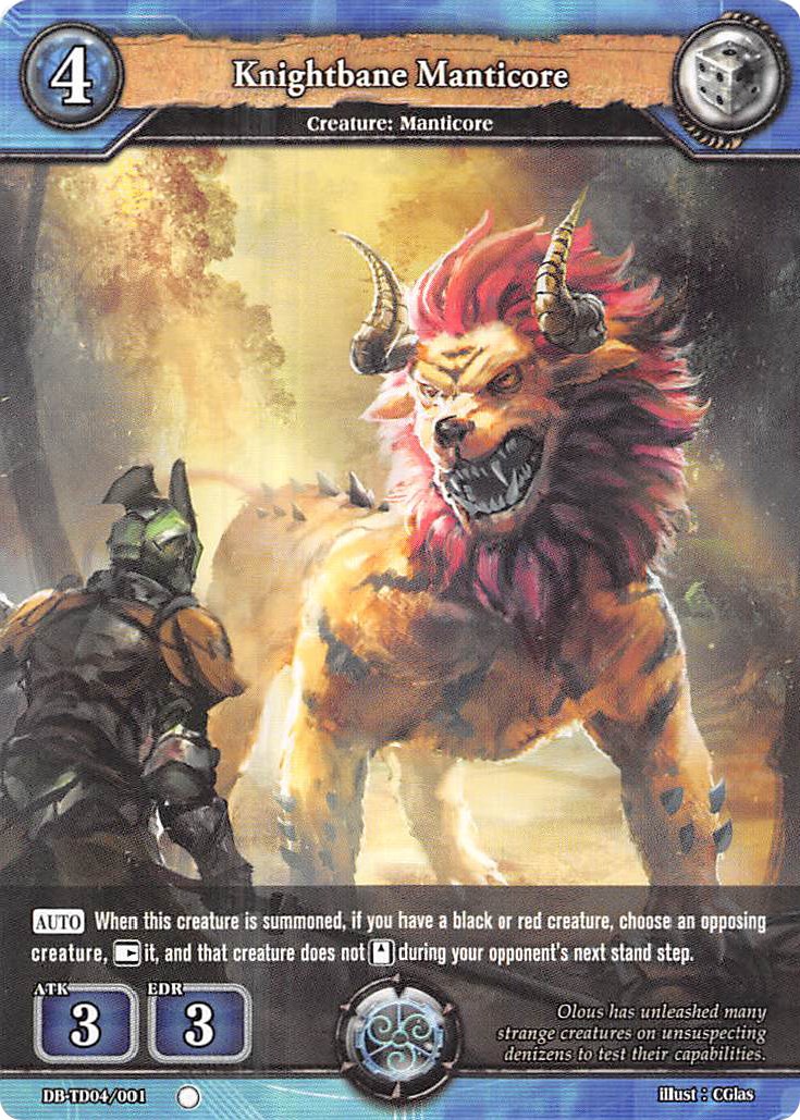 Knightbane Manticore - TD04: Reaper's Gift - Dragoborne