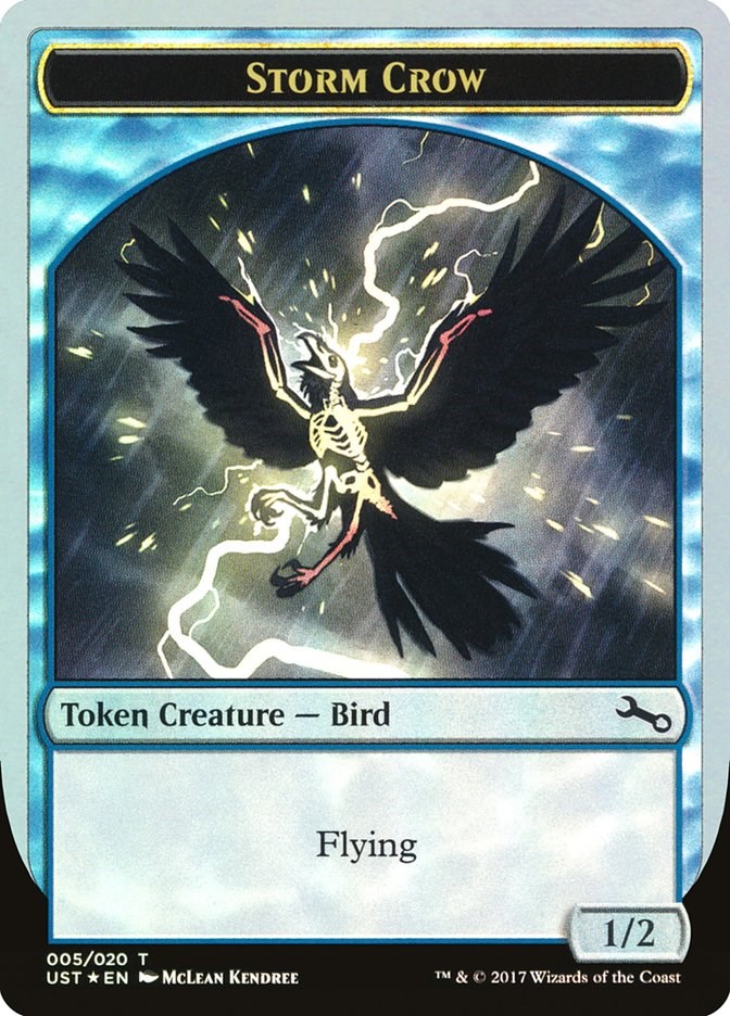 Storm Crow Token - Unstable - Magic: The Gathering