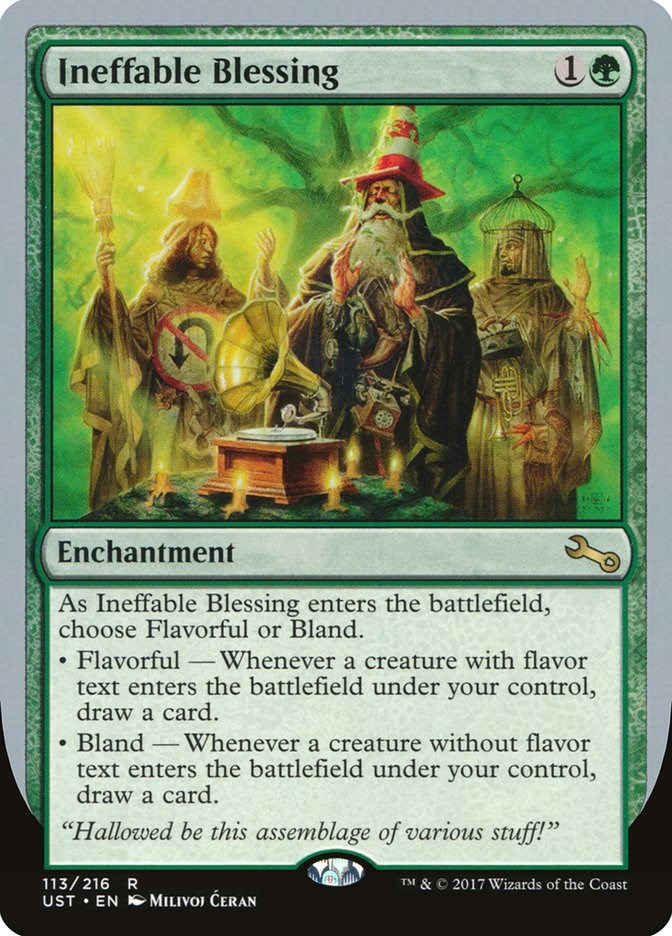 Ineffable Blessing (A) - Unstable - Magic: The Gathering