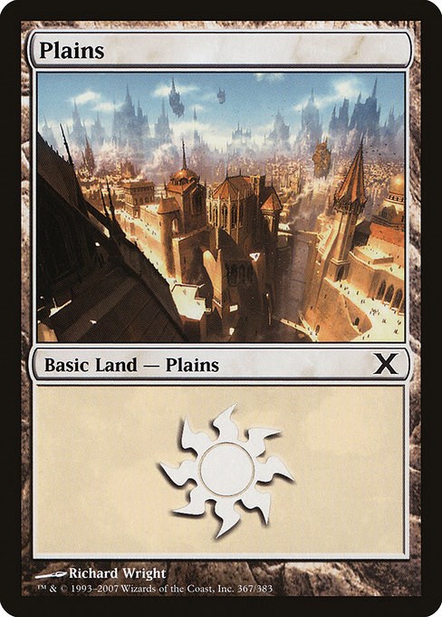 Plains (367) - 10th Edition - Magic: The Gathering